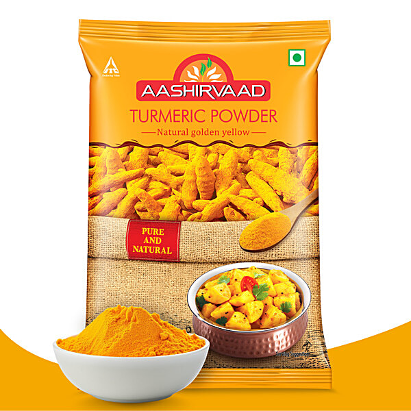 Buy Aashirvaad Powder Turmeric 100 Gm Pouch Online At Best Price of Rs ...