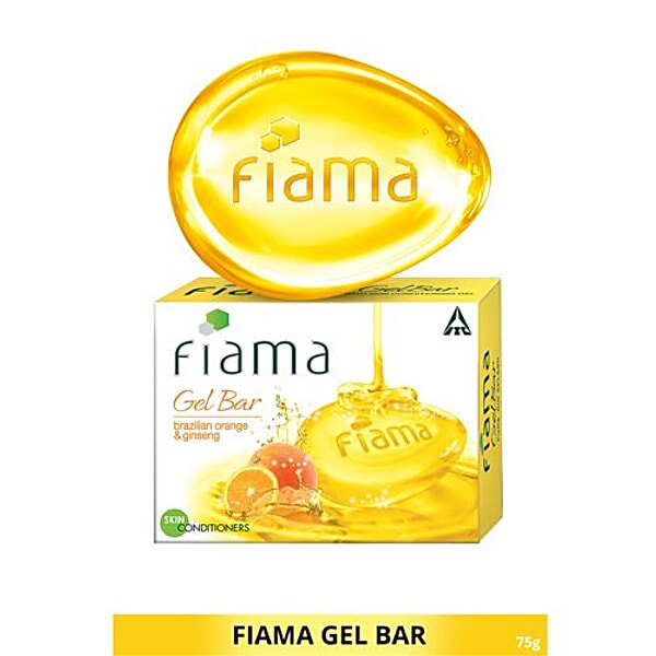 Buy Fiama Gel Bathing Bar Brazilian Orange Ginseng 75 Gm Online at the ...