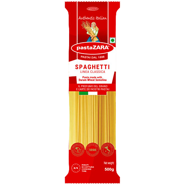 Buy Pasta Zara Spaghetti 500 Gm Pouch Online at the Best Price of Rs ...