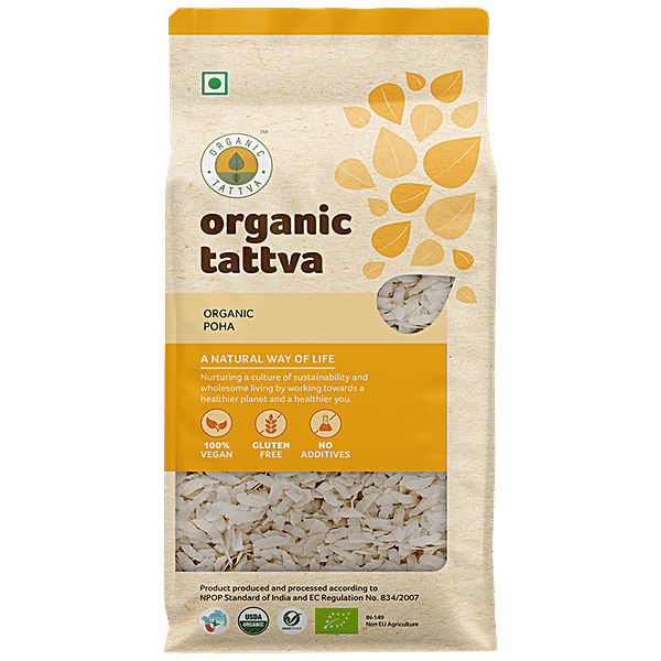 Buy Organic Tattva Organic Poha 500 Gm Pouch Online At Best Price of Rs 70.2 - bigbasket