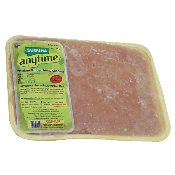 Buy Suguna Anytime Chicken Minced Meat Kheema 450 Gm Carton Online At ...