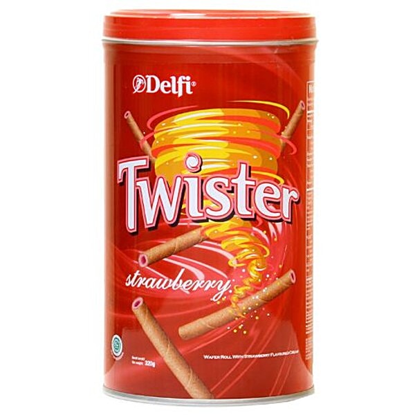 Buy Delfi Wafer Roll - Twister, With Strawberry Flavoured Cream Online ...