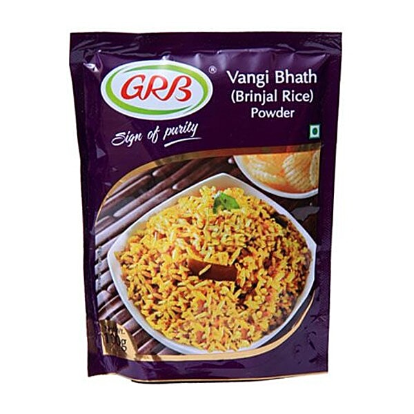 Buy Grb Powder - Vangi Bhath 100 gm Pouch Online at Best Price. of Rs ...