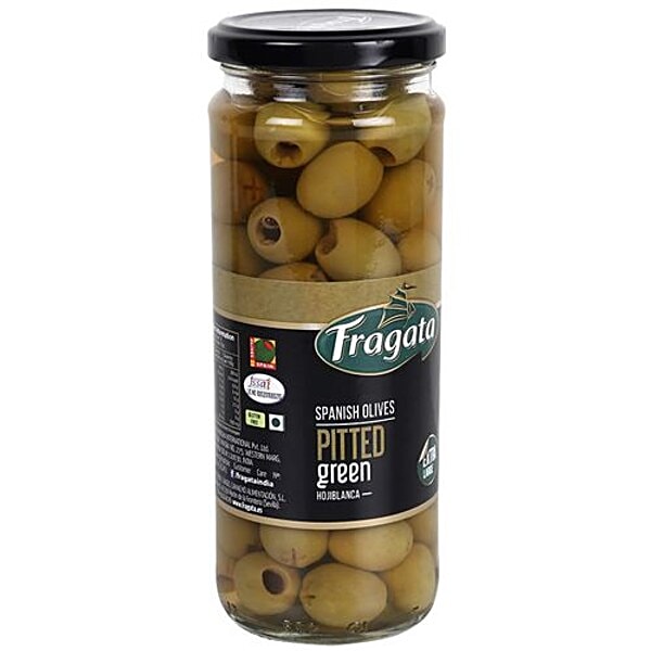 Buy Fragata Spanish Olives Pitted Green 440 gm Online at Best Price. of Rs 295 - bigbasket