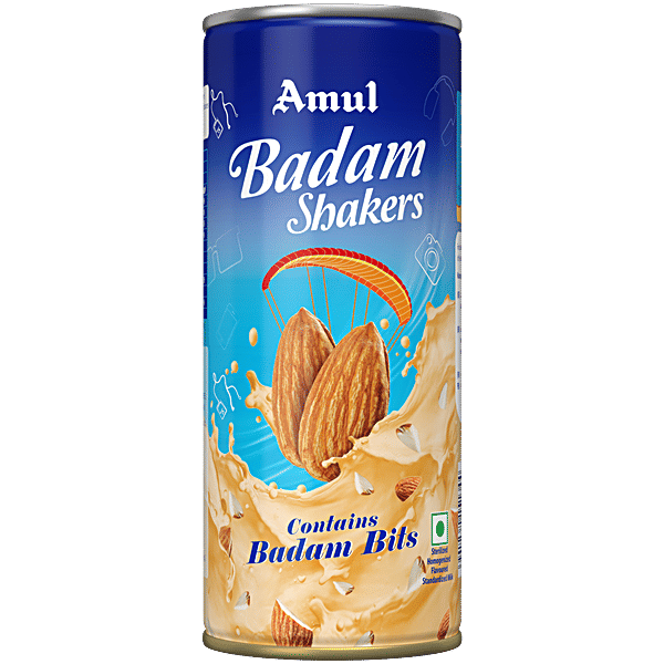 Buy Amul Kool Milk Shake Badam 200 Ml Can Online At Best Price of Rs 40 ...
