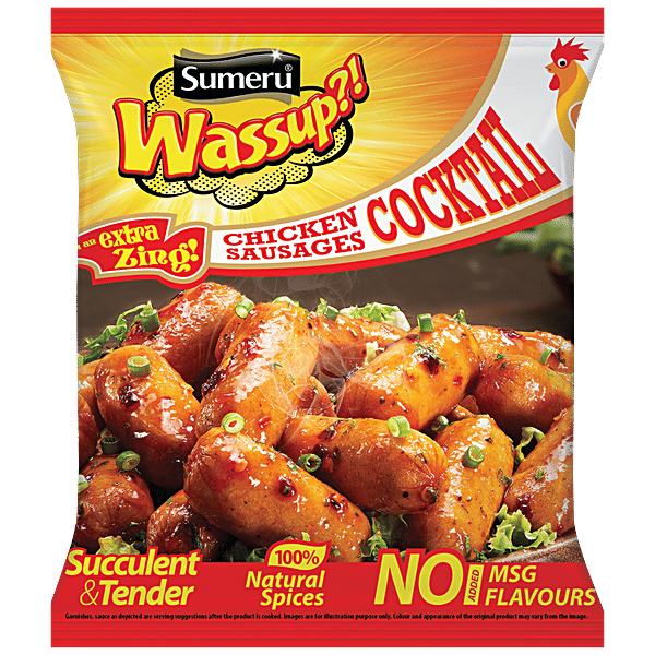Buy Sumeru Chicken Cocktail Sausage 200 Gm Pouch Online At Best Price ...