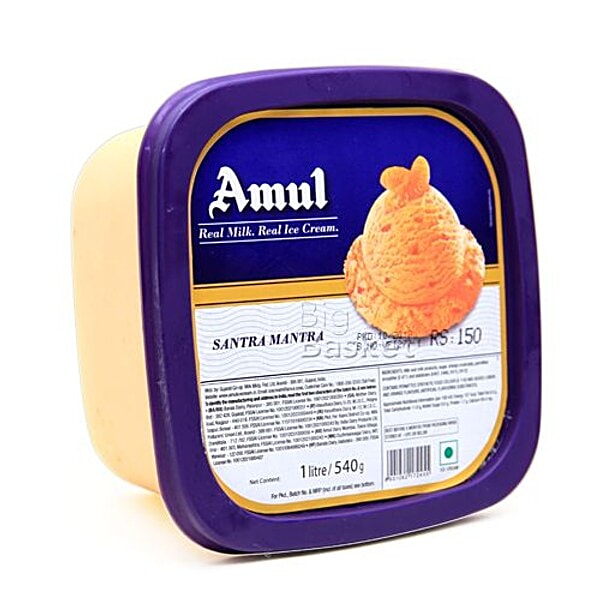 Buy Amul Real Ice Cream - Santra Mantra Online at Best Price of Rs 150 ...