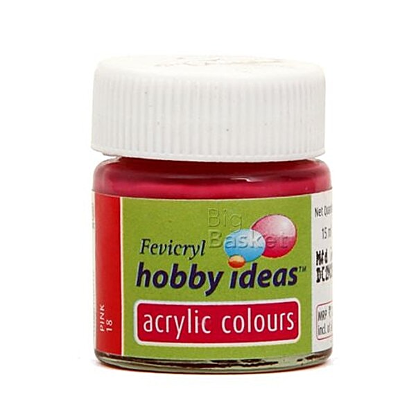 Buy Fevicryl Color Acrylic Pink 15 Ml Online at the Best Price of Rs 25 ...