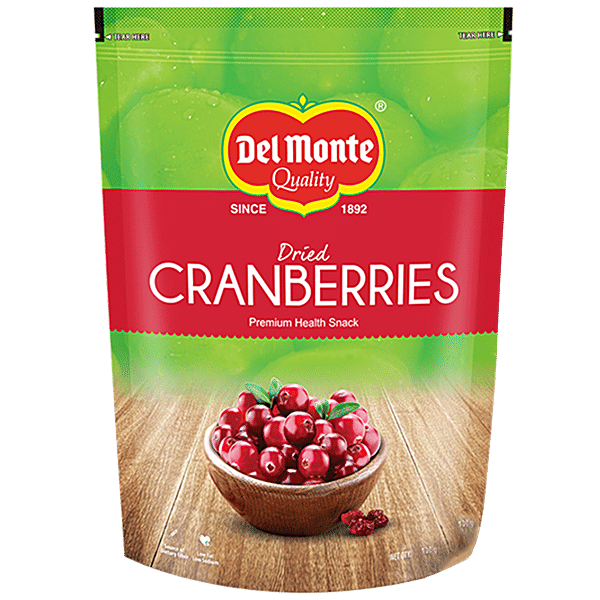 Buy Del Monte Premium Dried Cranberries 130 Gm Online At Best Price of ...