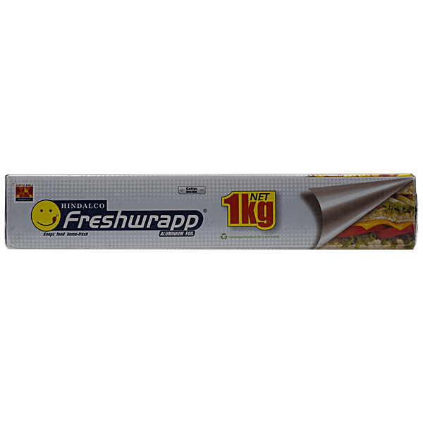 Buy Hindalco Freshwrapp Wrapper Aluminium Foil 1 Kg Carton Online at ...