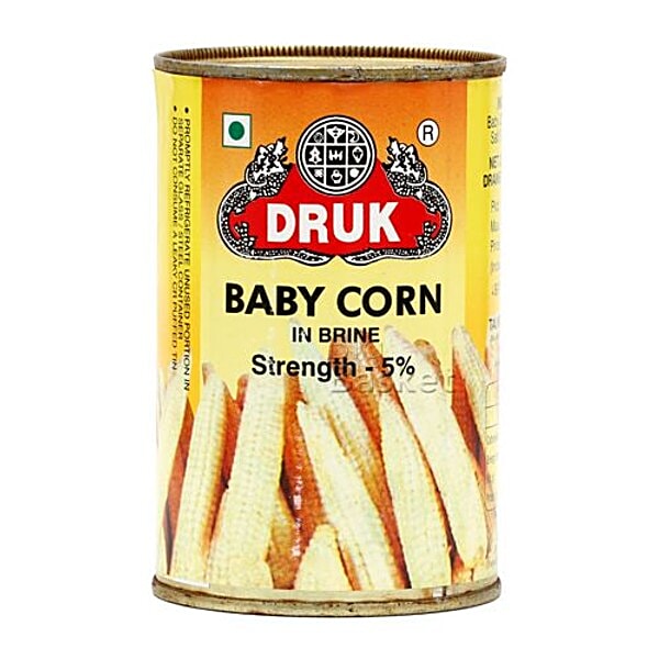 Buy Druk Baby Corn - In Brine Strength 5% Online at Best Price of Rs 95 ...