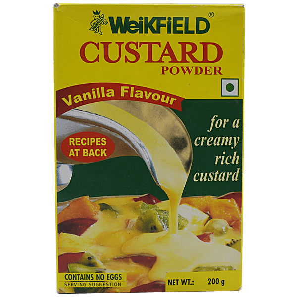 Buy Weikfield Custard Powder Vanilla Flavor 200 Gm Carton Online at the ...