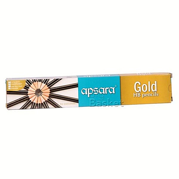 Buy Apsara Gold Hb Pencils 10 Pc Online At Best Price of Rs 50 - bigbasket