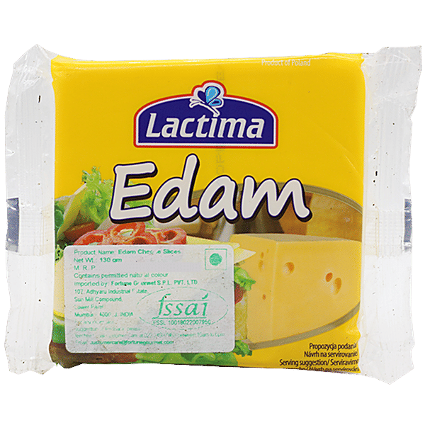 Buy Lactima Cheese Slice Edam 130 Gm Online At Best Price of Rs 225 ...