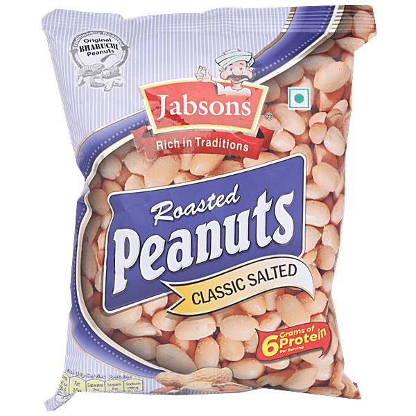 Buy Jabsons Roasted Peanuts Classic Salted 150 Gm Pouch Online at the ...