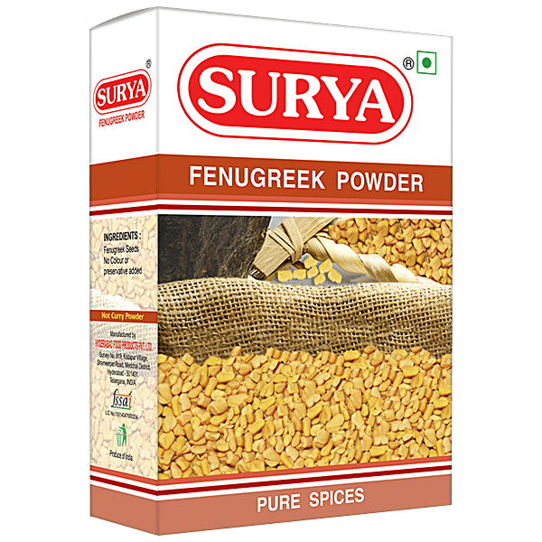 Buy Surya Powder Fenugreek 100 Gm Carton Online at the Best Price of Rs ...