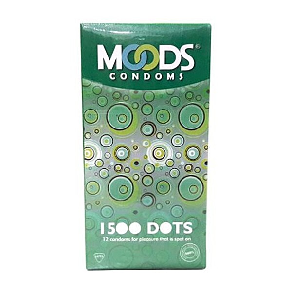 Buy Moods Condoms 1500 Dotted 12 Nos Online at the Best Price of Rs 120 ...