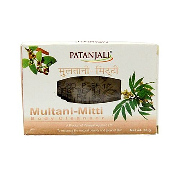Buy Patanjali Body Cleanser Ojas Multani Mitti 75 Gm Online at the Best ...