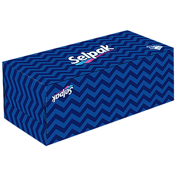 Buy Selpak Facial Box Tissue Paper Maxi 21 X 215 Cm Online At Best ...