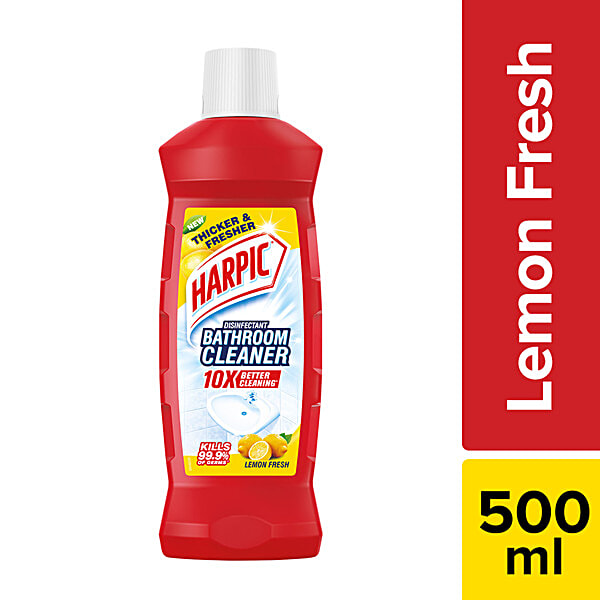 Buy Harpic Bathroom Cleaning Liquid Lemon 500 Ml Online At Best Price of Rs 110 - bigbasket
