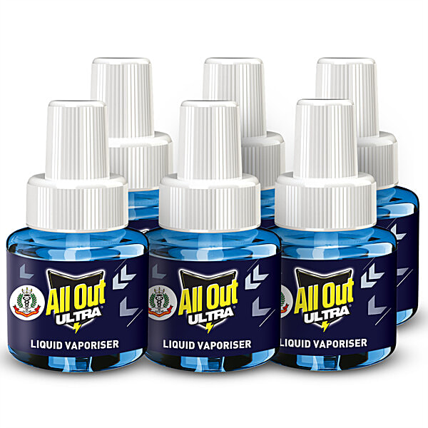 Buy All Out Ultra Refill - Liquid Vaporizer 45 ml (Pack of 6) Online at ...