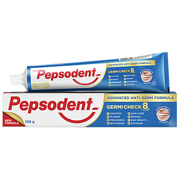 Buy Pepsodent Toothpaste Germi Check Cavity Protection 40 Free 140 Gm ...