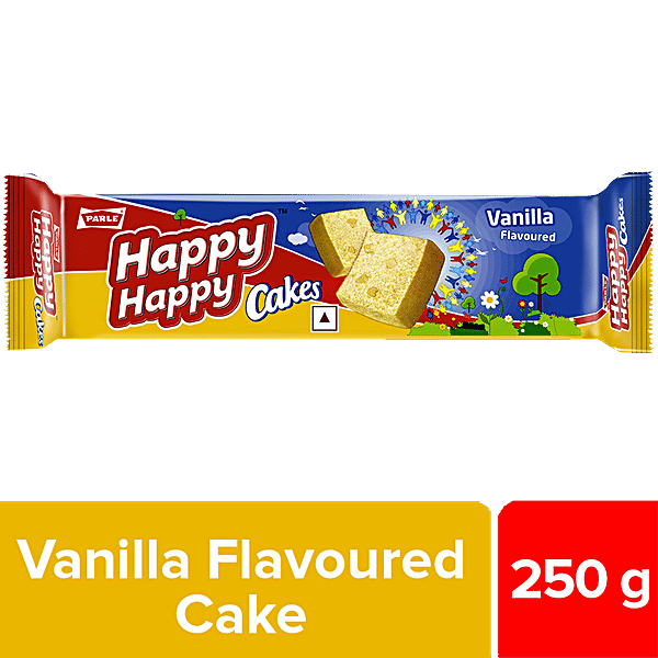 Buy Parle Happy Happy Egg Cake - Vanilla 40 Gm Pouch Online At Best ...
