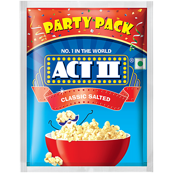 Buy Act Ii Popcorn Classic Salted Ipc Party Pack 150 Gm Online at the ...