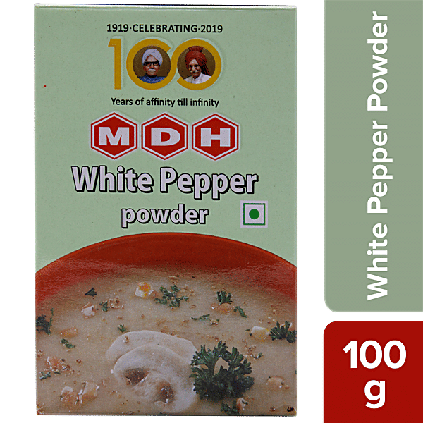 Buy Mdh Powder White Pepper 100 Gm Carton Online at the Best Price of ...