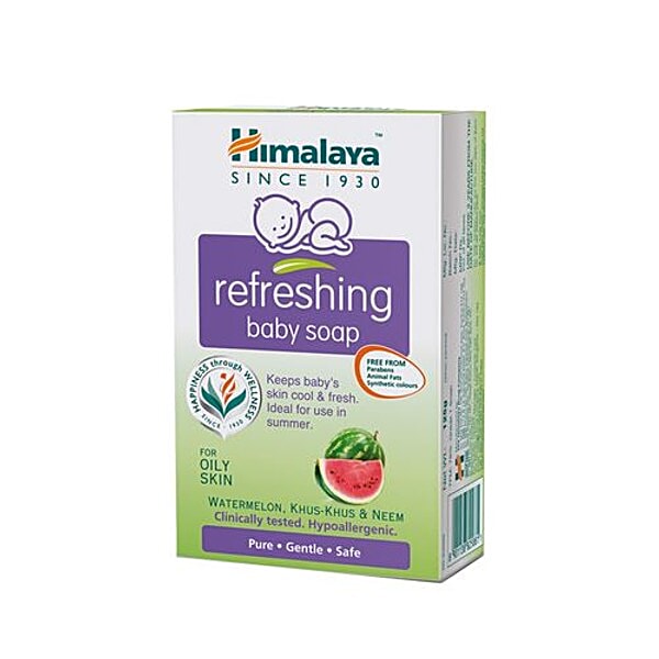 Buy Himalaya Refreshing Baby Soap 125 Gm Carton Online At Best Price of ...