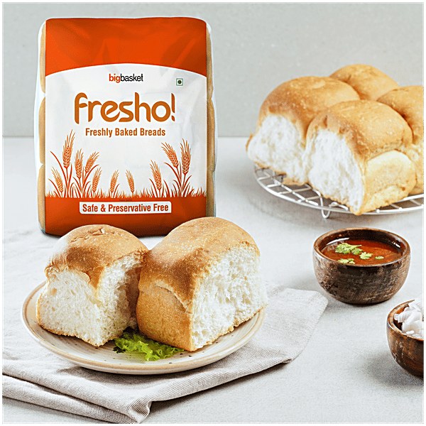 Buy Fresho Pav Safe & Preservative Free 300 Gm Online At Best Price of ...