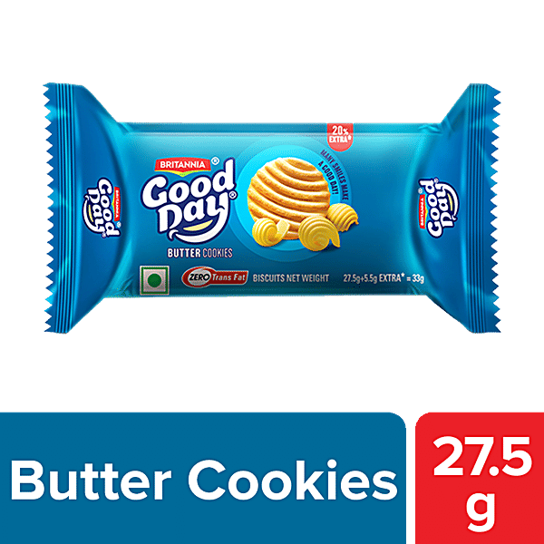 Buy Britannia Good Day Cookies Rich Butter 35 Gm Pouch Online At Best ...