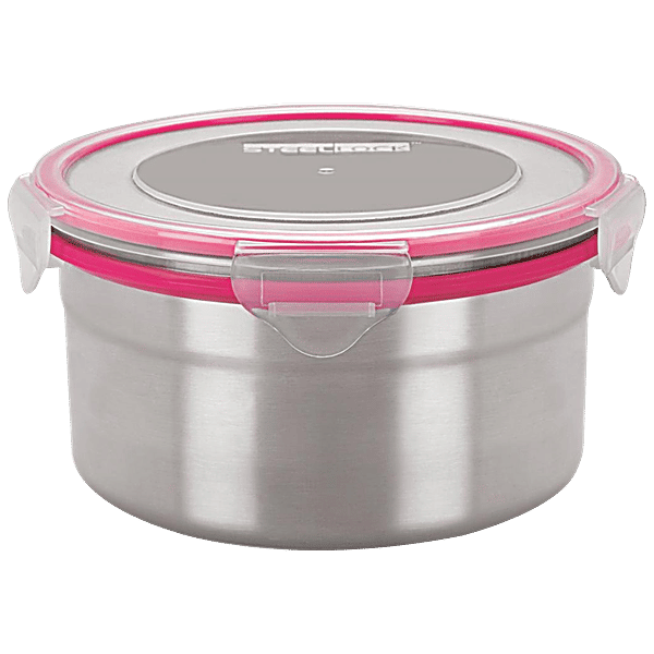 Buy Steel Lock Airtight Storage Food Steel Containers Sl 1402 1 Ltr ...