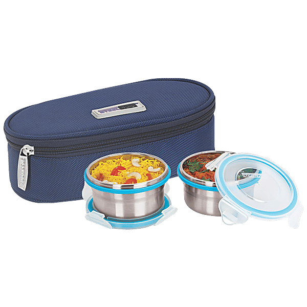 Buy Steel Lock Airtight Lock Steel Lunch Meal Box With Insulated Bag Hl ...