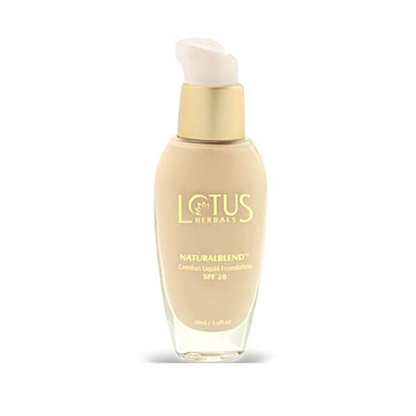 Buy Lotus Herbals Naturalblend Comfort Liquid Foundation - SPF 20 Oily ...