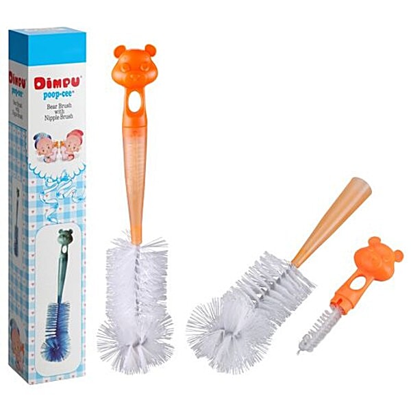 Buy Dimpu Poop-Cee Cleaning Brush - Bear Online at Best Price of Rs 150 ...