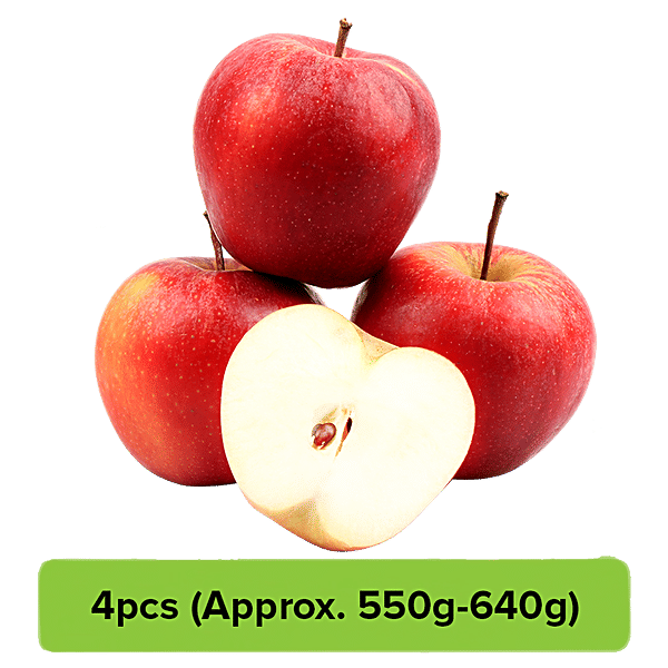 Buy Fresho Apple Shimla Regular 4 Pcs Online at the Best Price of Rs ...