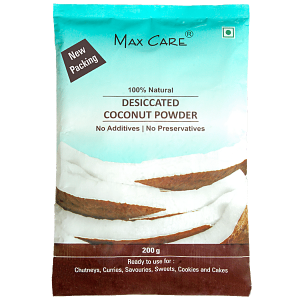 Buy Maxcare Desiccated Coconut Powder 200 Gm Online at the Best Price ...
