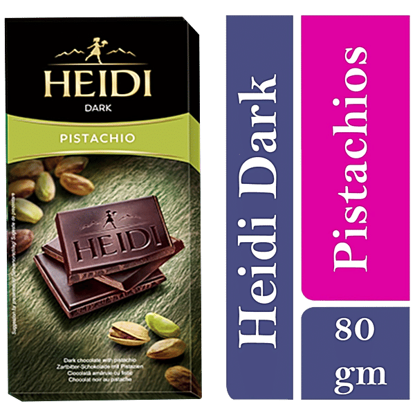 Buy Heidi Dark Chocolate With Pistachio 80 Gm Online At Best Price of ...