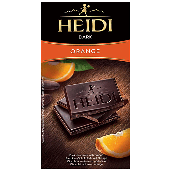 Buy Heidi Dark Chocolate With Orange 80 Gm Online At Best Price of Rs ...