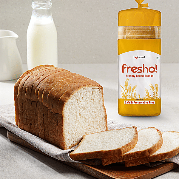 Buy Fresho Bread Milk Safe & Preservative Free 400 Gm Online At Best ...