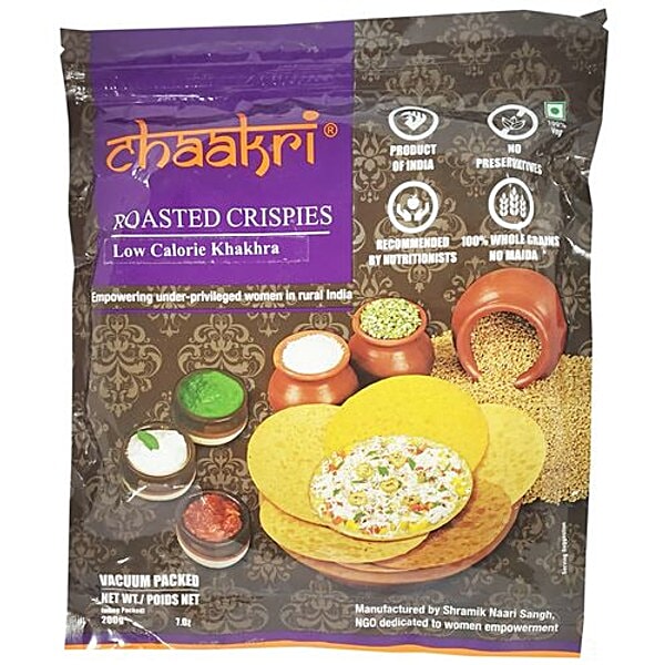 Buy Chaakri Khakhra Low Calorie 200 Gm Online at the Best Price of Rs ...