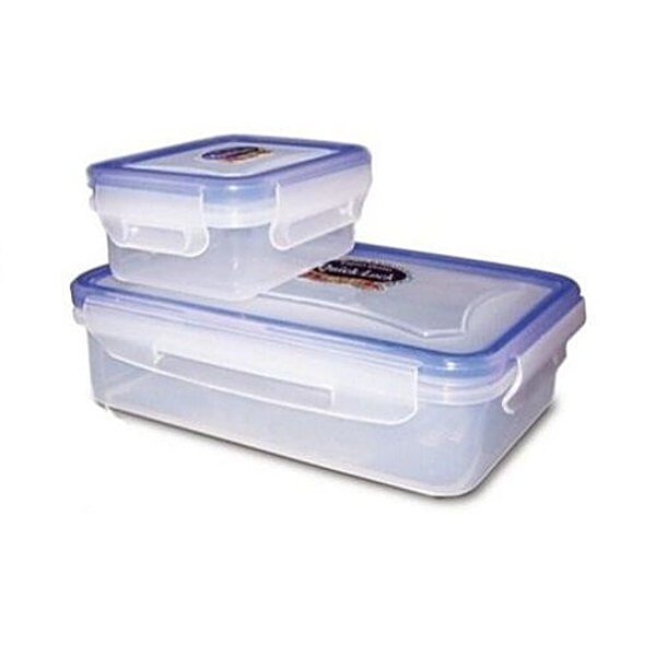 Buy Quick Lock Polypropylene Rectangle Shape Lunch Box 650 Ml Online at ...