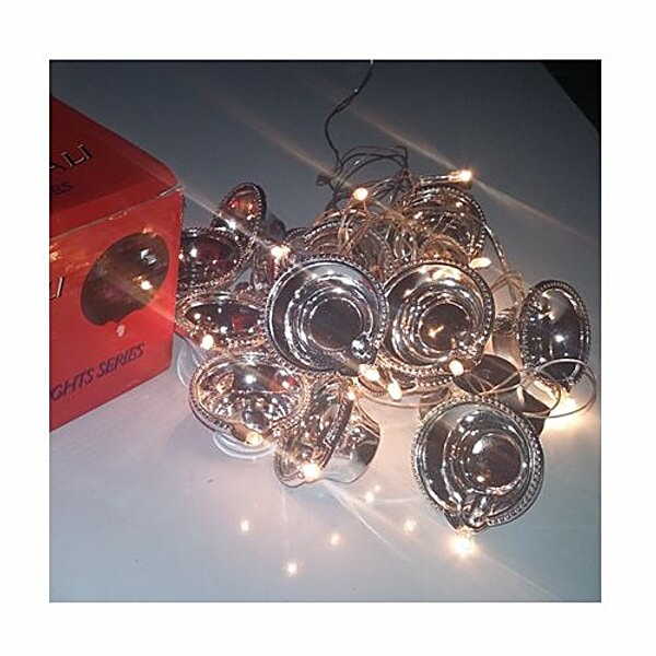 Buy Happy Diwali 21 Led Light Deepa Silver Online at Best Price of Rs ...