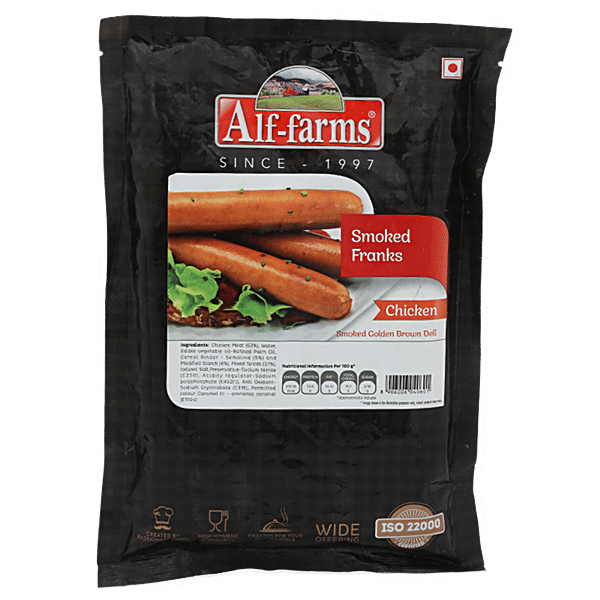 Buy Alf Farms Pvt Ltd Chicken Franks 350 Gm Online At Best Price of Rs ...