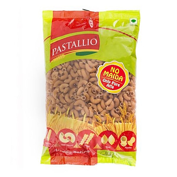 Buy Pastallio Atta Wholewheat Elbow Macaroni Pasta 500 Gm Online at the ...
