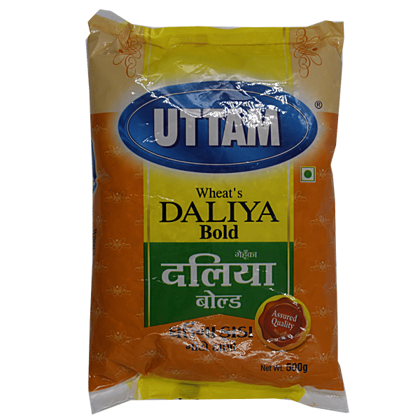 Buy Uttam Wheat Daliya 500 Gm Online at the Best Price of Rs 35 - bigbasket