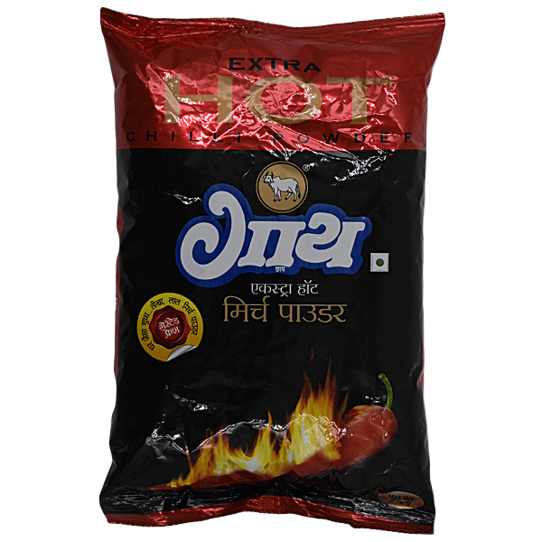 Buy Gaay Chhap Extra Hot Chilli Powder 500 Gm Online at the Best Price ...