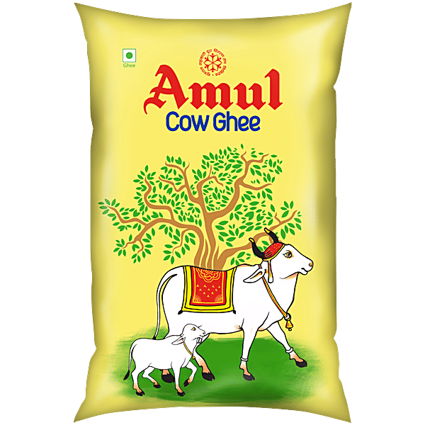 Buy Amul Cow Ghee 1 Ltr Pouch Online At Best Price of Rs 480 - bigbasket