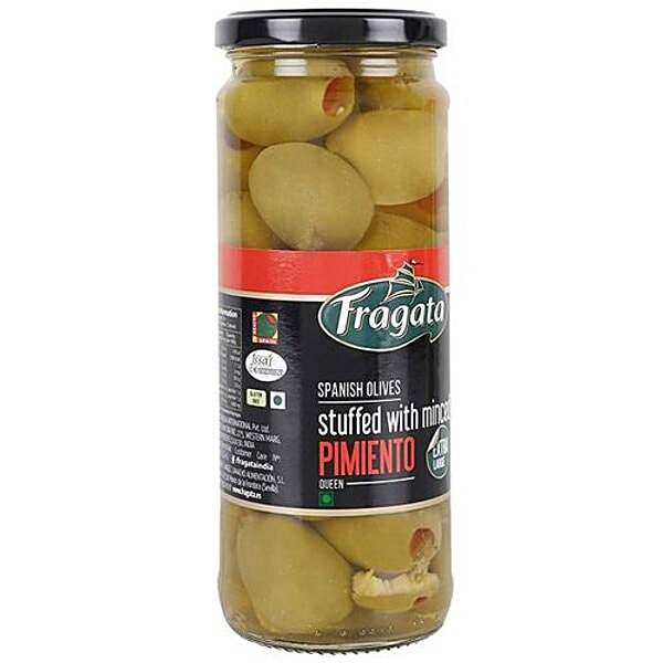 Buy Fragata Olives Spanish Green Stuffed With Minced Pimiento Queen 450 ...